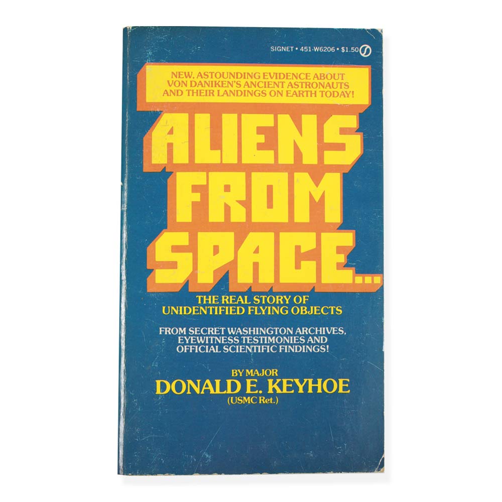 Vintage Aliens From Space Book By Donald E Keyhoe – THEORIES OF ATLANTIS