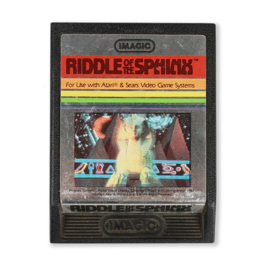 Vintage Riddle of the Sphinx Atari Game 1982 – THEORIES OF ATLANTIS