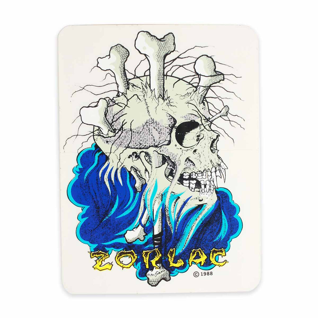 Vintage Zorlac Pushead Sticker 1988 – THEORIES OF ATLANTIS