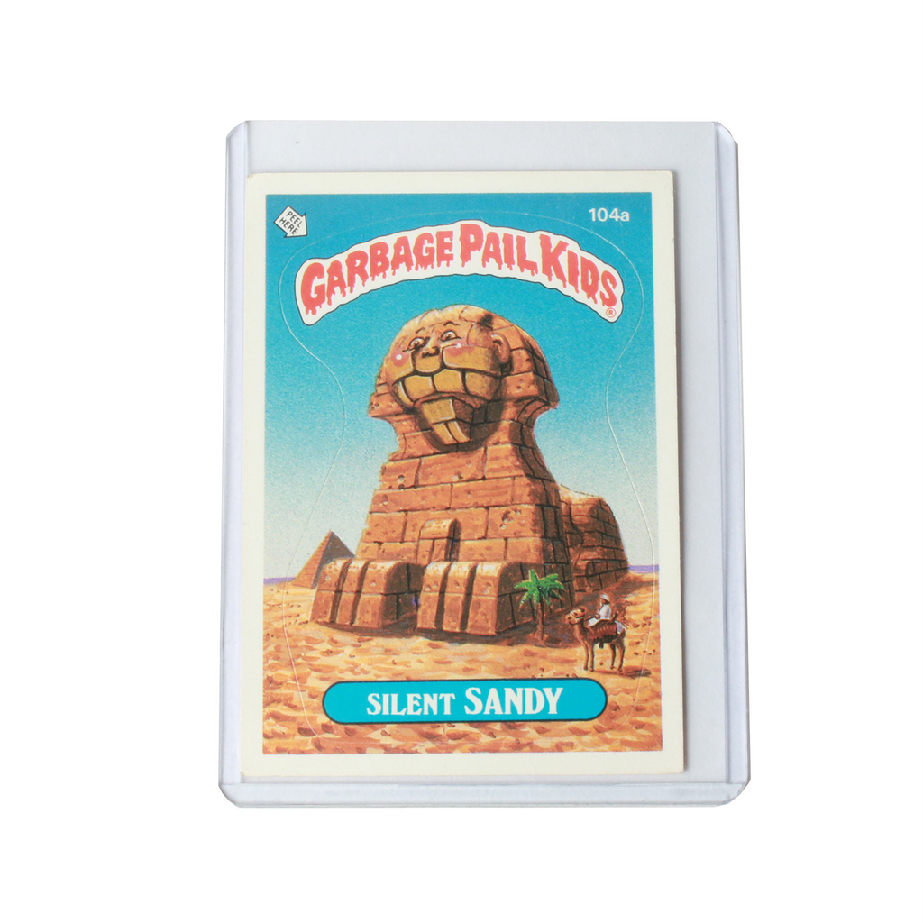 Vintage Garbage Pail Kids "Silent Sandy" Card 1986 – THEORIES OF ATLANTIS
