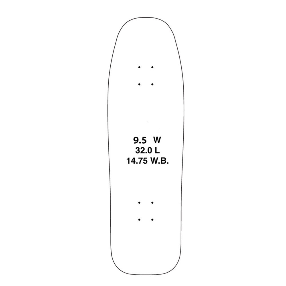 Skateboard Deck Outline
