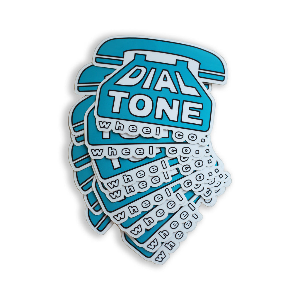 Dial Tone Logo Aqua Sticker Pack – THEORIES OF ATLANTIS